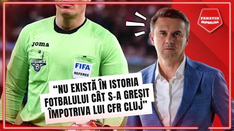 Cristi Balaj DISCURS DUR Pe Tema Arbitrajului Inainte De CFR Cluj
