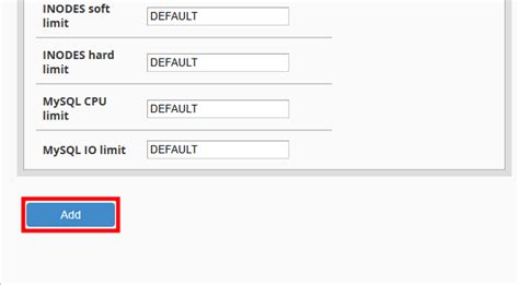 Create Package For Cpanel Account Kemuhost