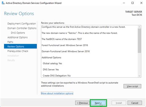 installing and configuring active directory windows server 2016 · readandexecute