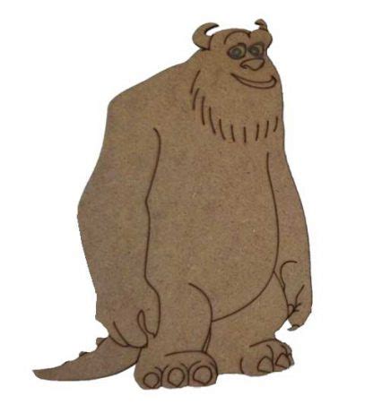 Silueta Sulley Monstruos S A De Madera Ana Y Arte