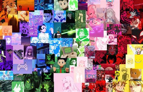 X Anime Collage Wallpaper X Resolution Hd K Wallpapers