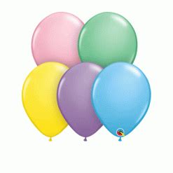 Round Pastel Assorted Qualatex Plain Latex Ilex Online