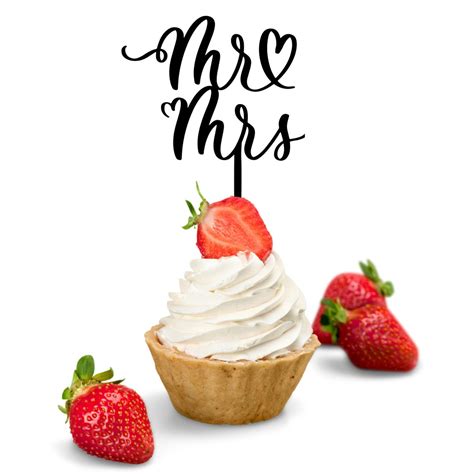 Mr Mrs Cake Topper SVG Wedding Cake Topper SVG Laser Cut File Vector