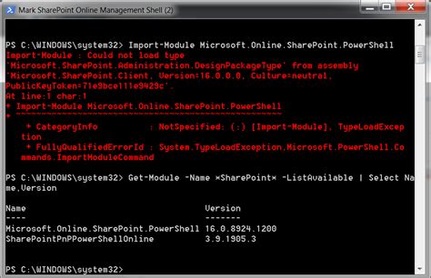Powershell Could Not Load Type Microsoft Sharepoint Administration
