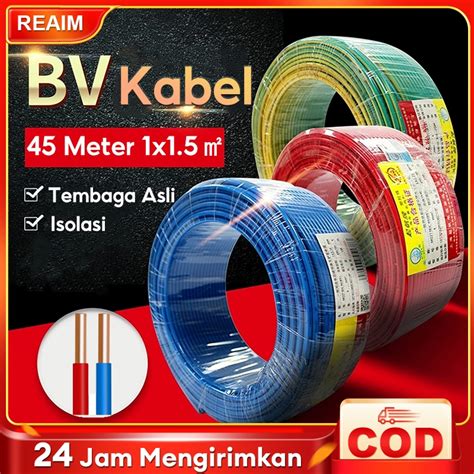 Jual Reaim Kabel Eterna Nym X Meter Putih Tunggal Kawat Eterna