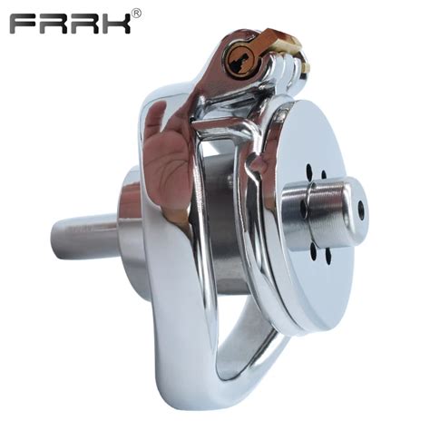 Frrk Cage À Bite De Chasteté Négative Pour Homme Avec Tube Cathéter