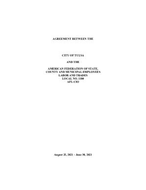Fillable Online AGREEMENT BETWEEN THE CITY OF BRIDGEPORT AND THE