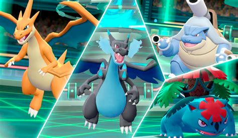 Pokémon GO filtran lista de megaevoluciones con mega charizard x mega