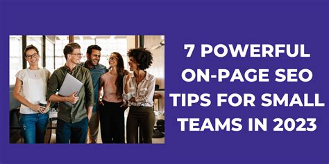 Powerful On Page Seo Tips For Small Teams In Legiit Blog