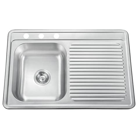 Single Bowl Drainboard Sink