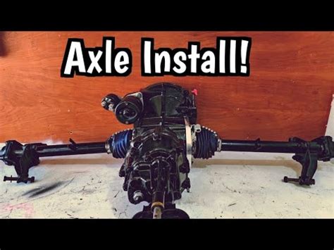 Installing Axles On A Vw Transmission Youtube