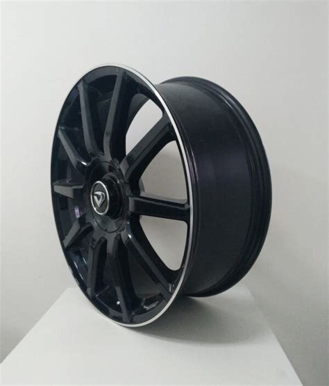 Rodas Aro 20 Daimler Volcano 5x100 112 Preta Diamant Em Promoção