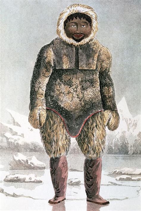Illustration Of An Inuit Eskimo Man Photograph By George Bernard