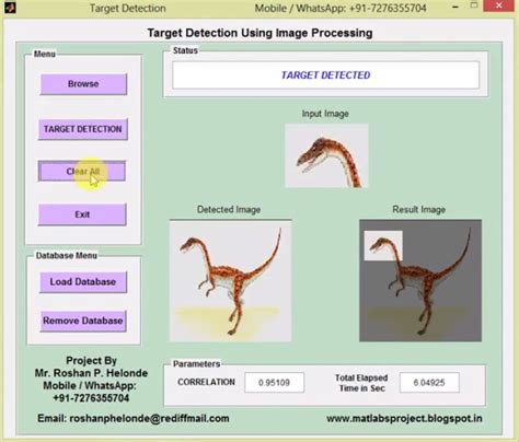 target detection using image processing matlab project with source code ~ engineering projects