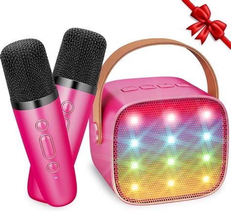Ankuka Micro Karaoke Enfant sans Fil avec 1 Micro Portable Karaoké