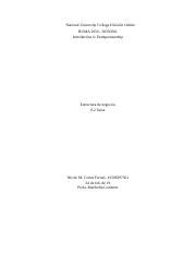 6 2 TAREA docx National University College División Online BUMA 1050