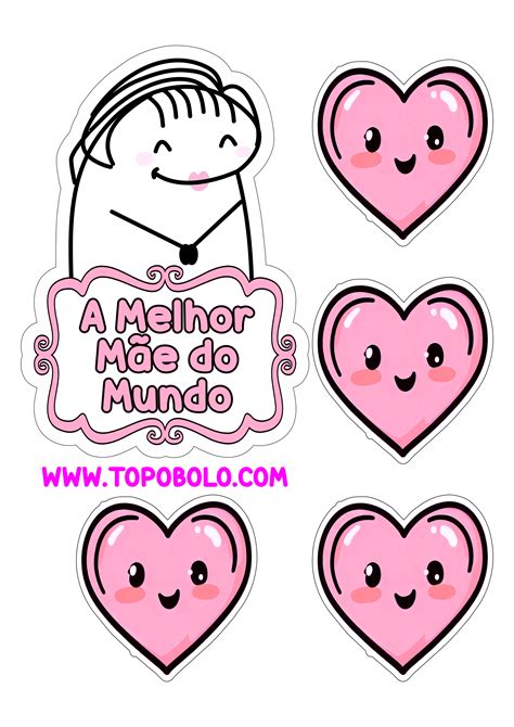 Feliz dias mães para a melhor mãe do mundo topo de bolo flork of cows