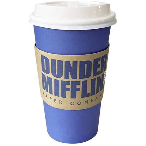 Silver Buffalo The Office Dunder Mifflin Oz Ceramic Travel Mug Wayfair