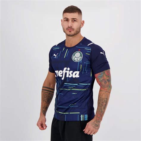 Camisa Puma Palmeiras Goleiro I 2021 21 Weverton FutFanatics