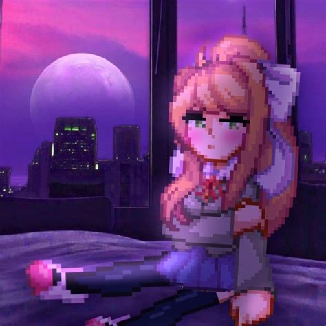 I Love It Is Art The Monika Fnf And Senpai Fnf Doki Doki Anime Anime