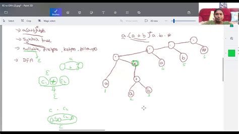 Compiler Design Lec Re To Dfa Direct Method By Finding Firstpos