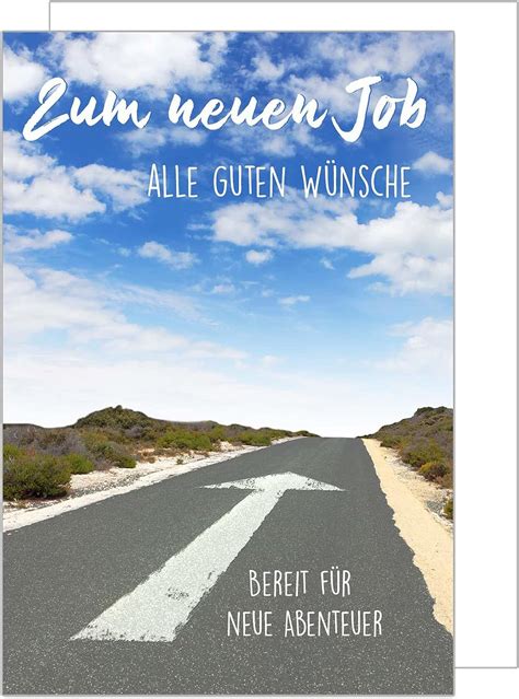 Edition Seidel Premium Glückwunschkarte zum neuen Job mit Umschlag