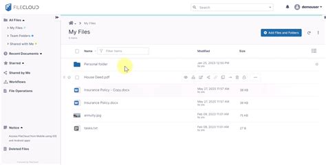 Sorting Items In A Folder FileCloud Docs Server