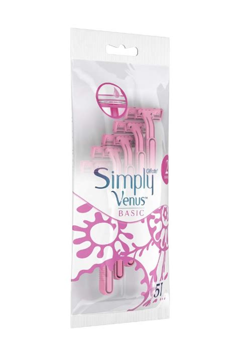 Gillette Venus 2 Simply Basic Tıraş Bıçağı 5li Poşet Sarper Market