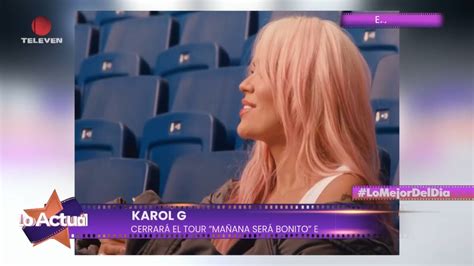 Karol G anunció que su tour Mañana será bonito culminará en Europa