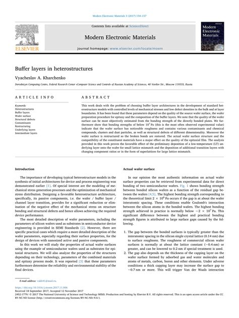 pdf buffer layers in heterostructures