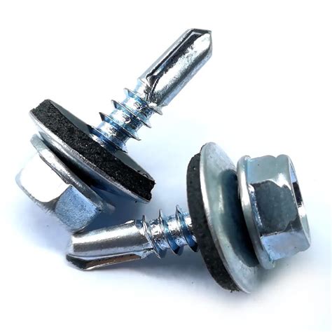 Stainless Steel 410 Hex Head Building Roofing Tek Screws Self Drilling