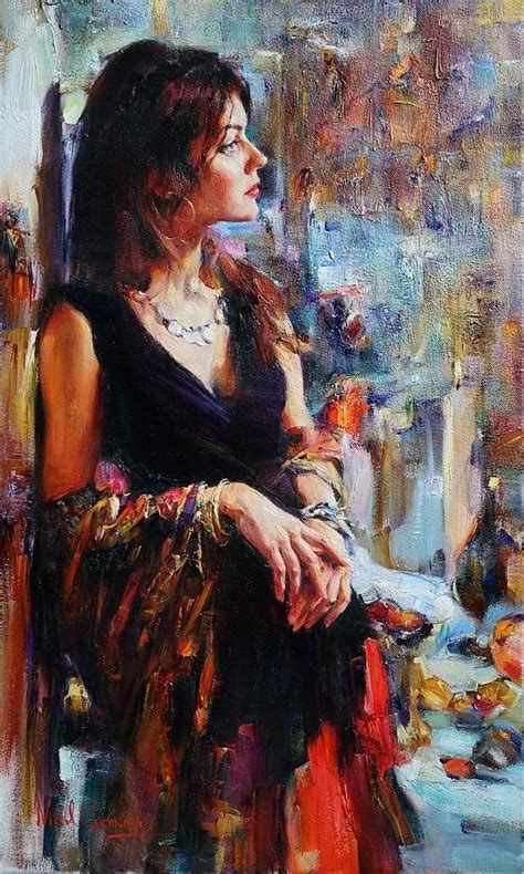 Michael Inessa Garmash Portrait Art Fine Art Painting Female Art
