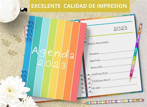 Agenda Imprimible 2023 Diaria archivos PDF para imprimir Etsy México