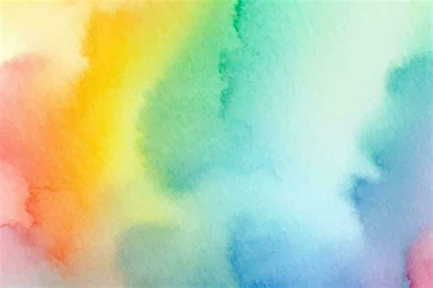Abstract Pastel Watercolor Background Rainbow Watercolour Pattern