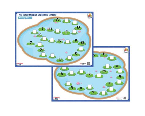 Literacy Skills Activity Fill In The Missing Letters Lily Pad
