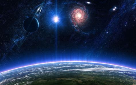 Fonds d écran Étoiles cosmos planètes l espace 1920x1200 HD image