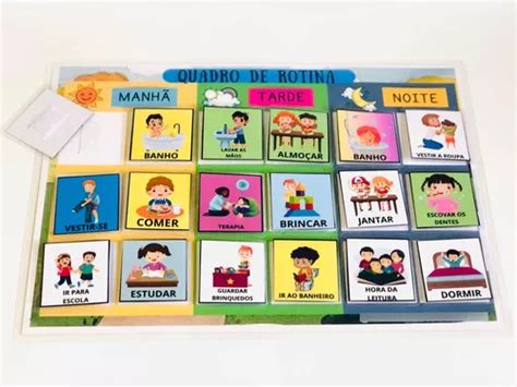 Quadro De Rotina Autismo Parcelamento Sem Juros