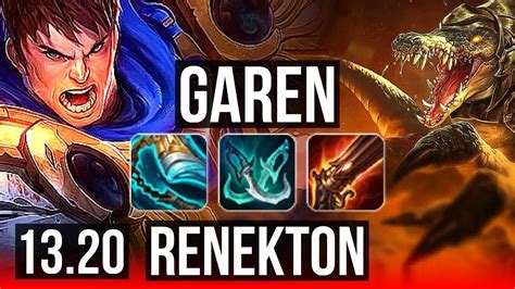 Garen Vs Renekton Top Solo Kills M Mastery Games