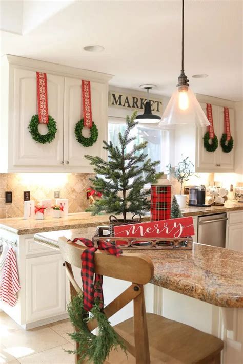 Diy Christmas Decorations For Kitchen Cabinets Wow Blog