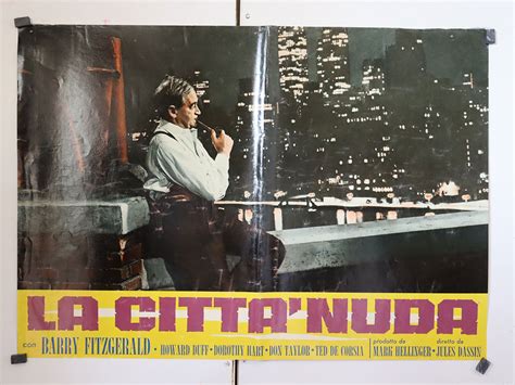 LA CITTA NUDA MOVIE POSTER THE NAKED CITY MOVIE POSTER