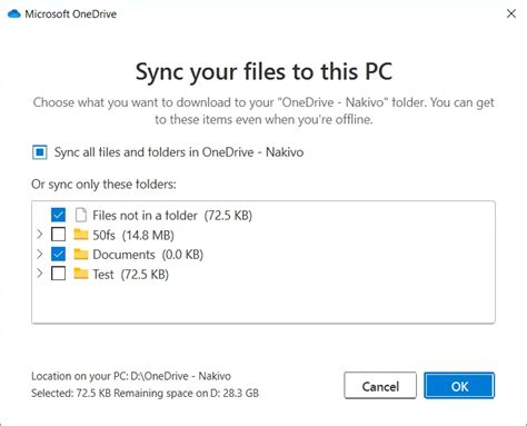How To Use OneDrive And Configure A Backup Folder