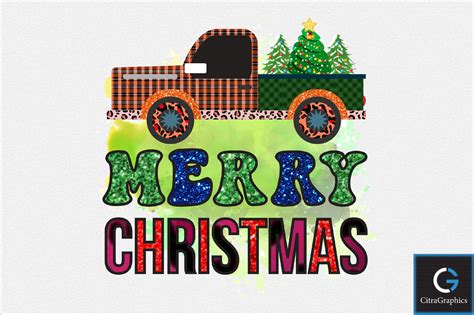 Merry Christmas Sublimation PNG Graphic By CitraGraphics Creative Fabrica