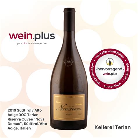 S Dtirol Alto Adige Doc Terlan Riserva Cuv E Nova Domus Von