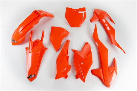 Complete Body Kit Neon Orange Ktm Ufo Plast