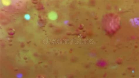Gel Bubbles Oil Fluid Texture Paint Water Drop Stock Video Video Of