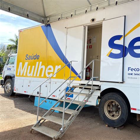 Unidade móvel do Sesc MT oferece exames gratuitos em Alto Araguaia