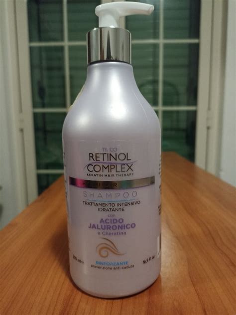 Retinol Complex Shampoo Trattamento Intensivo Idratante Con Acido