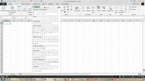Creating A Flowchart In Excel Pryor Learning