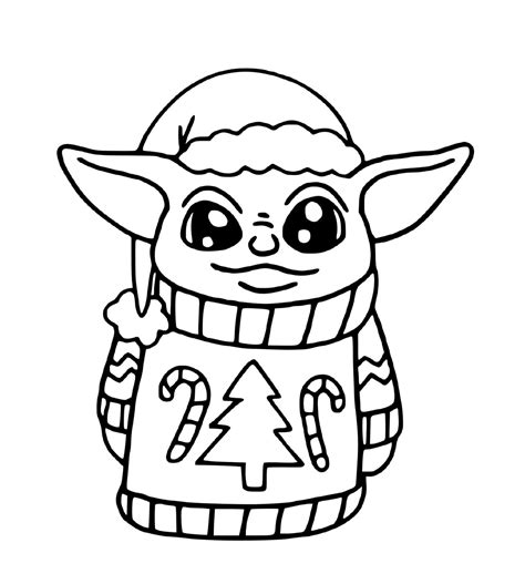 Dessin Bébé Yoda 13 coloriages à imprimer