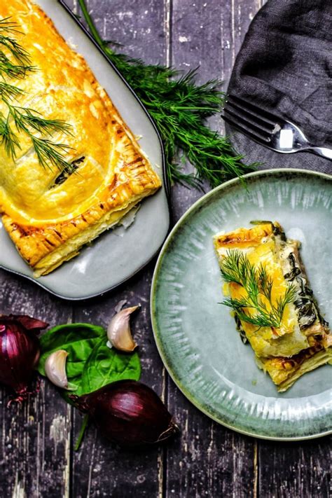Lachs im Blätterteig mit Spinat